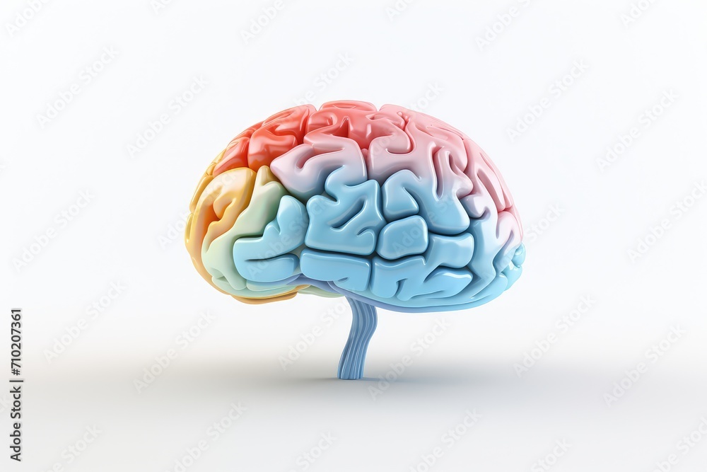 Stock-Illustration „3D Science Brain Axon Proprioception, homunculus ...