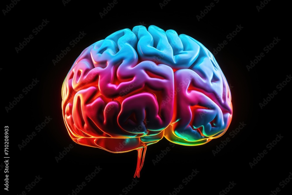 Brain regions: cerebellum, brainstem, cerebral cortex (frontal ...