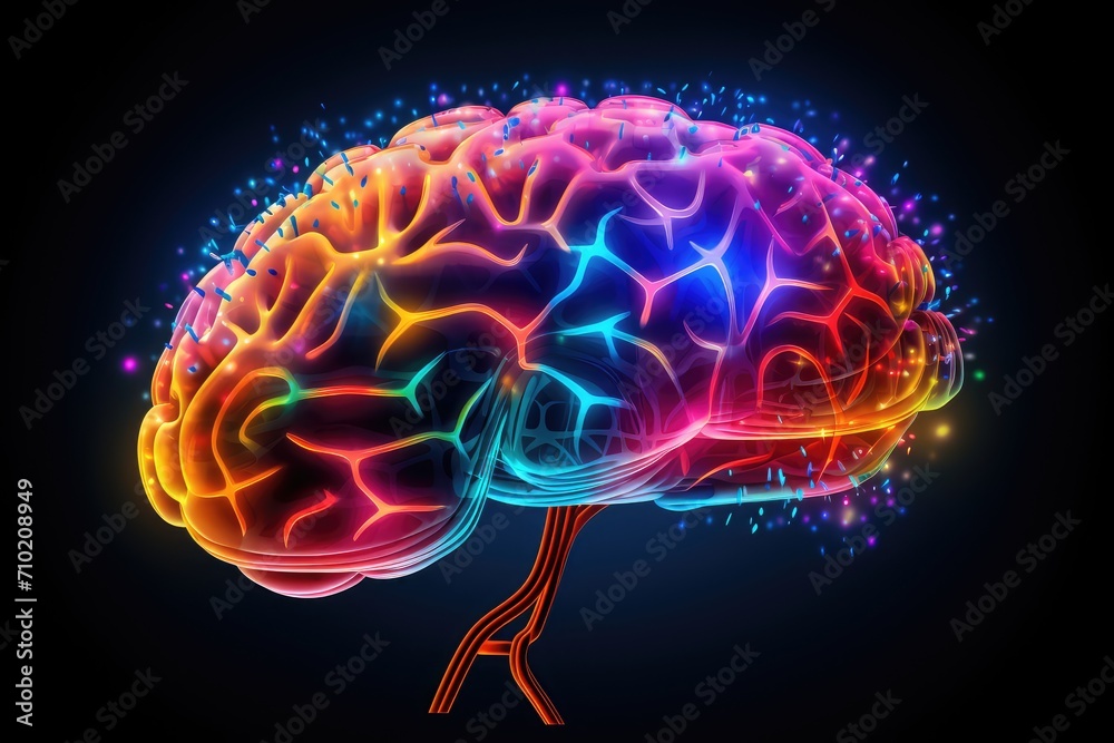 Brain waves (alpha, beta, delta, theta) Science Illustration via ...