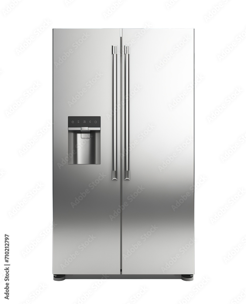 Modern Stainless steel double door refrigerator Fridge side by side ...