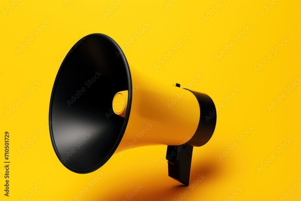 Announcement background design. megaphone with an open space. megaphone ...