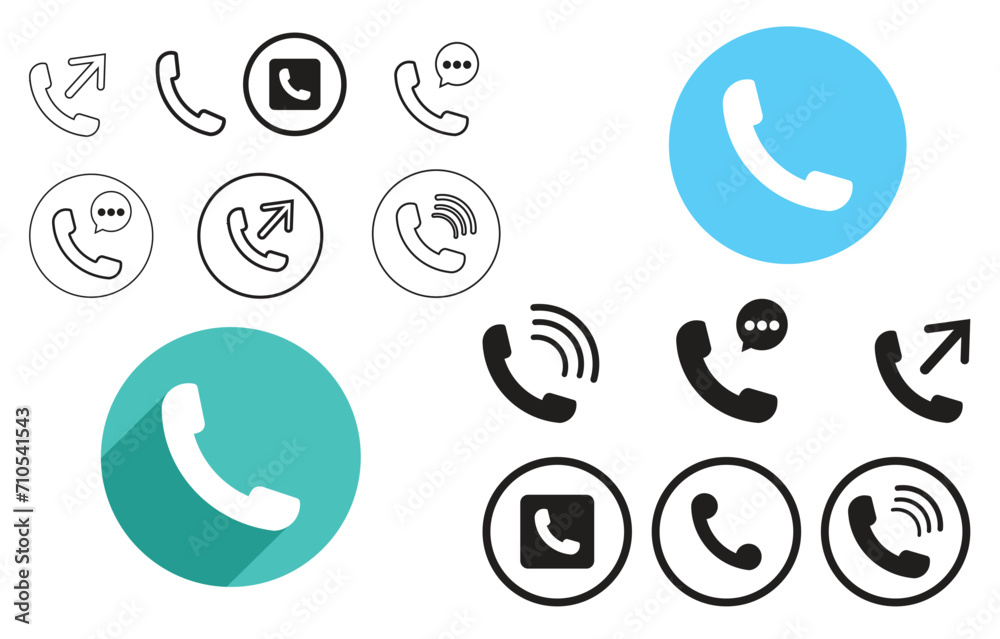 Vector de Stock Phone icon vector . Collection of vector symbol on ...