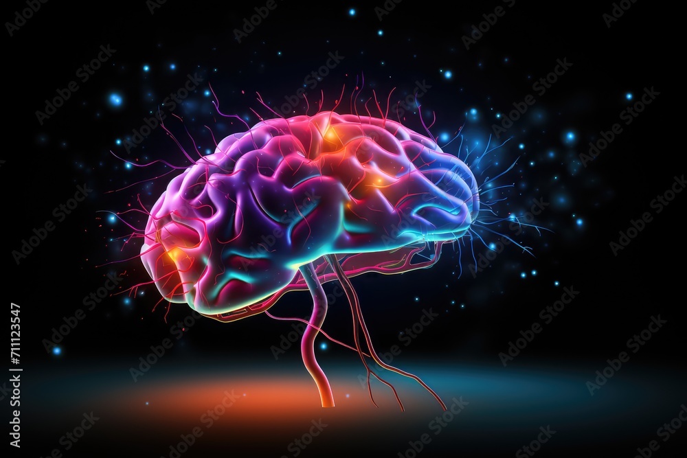 Anatomy brain nerve cells. Neuronal Mind Cell Network Neurons elongated ...