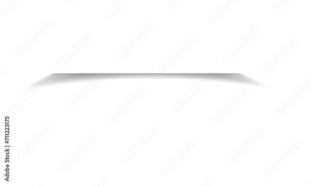 realistic horizontal shadow lines overlay effect isolated on ...