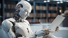 Robot Reading Information Free Stock Photo - Public Domain Pictures
