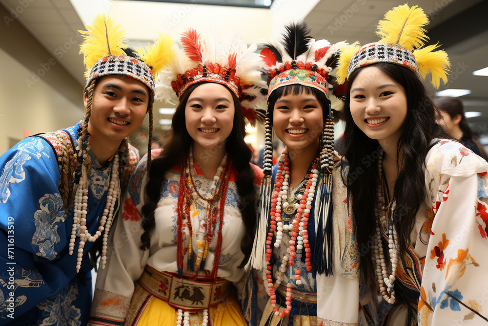 Cultural diversity festivity: A lively celebration where people in ...