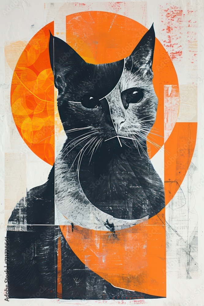 Cat Collage Art _ Cat Collage Club – MRDHN