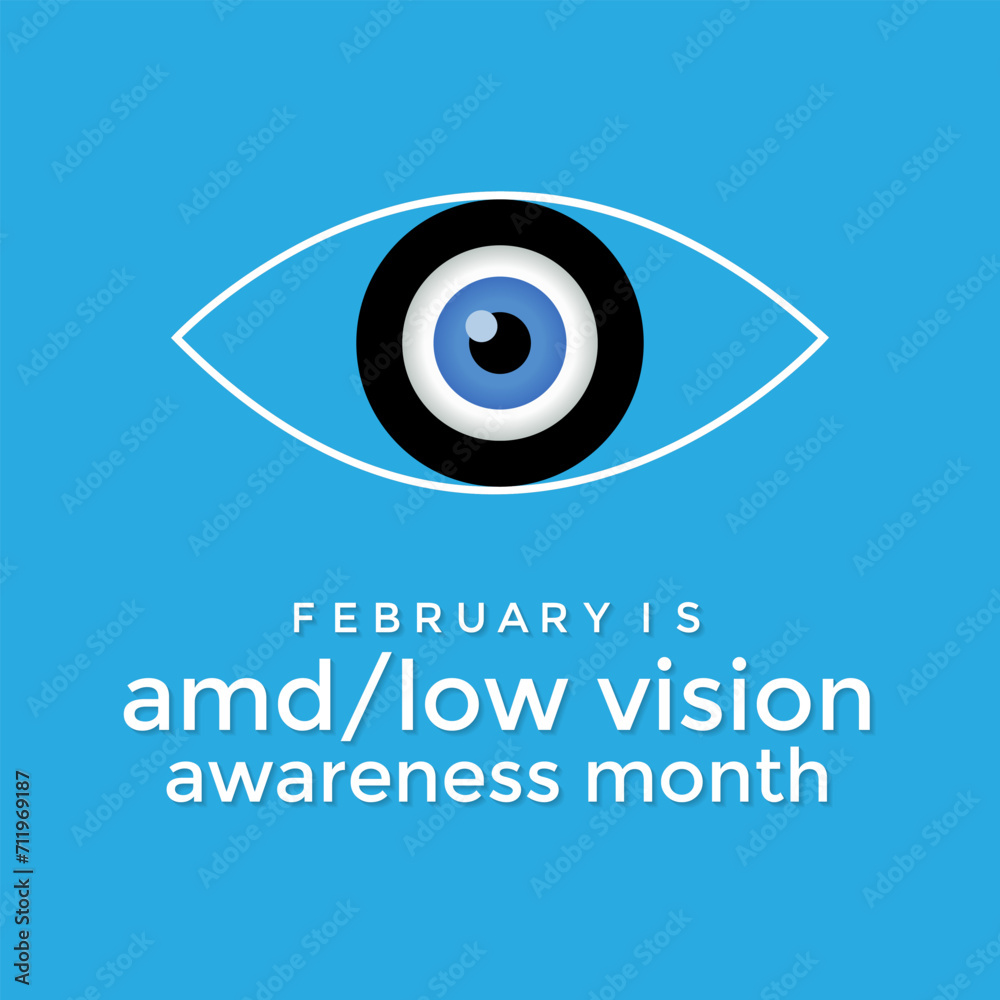 Amd low vision awareness month observed every year in month of February ...