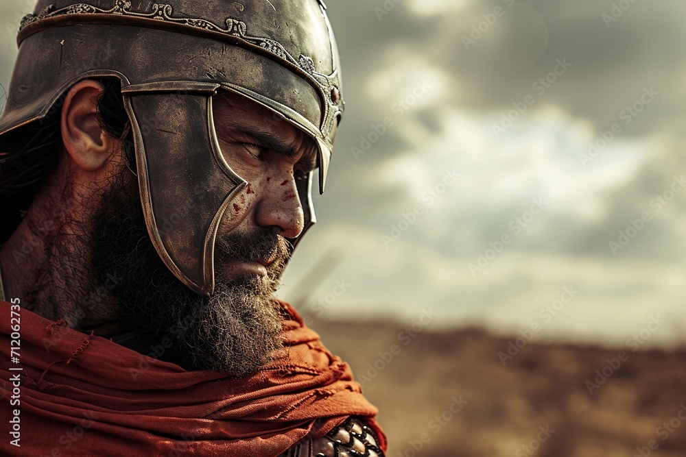 King David in the battlefield, Bible story. Stock Photo | Adobe Stock
