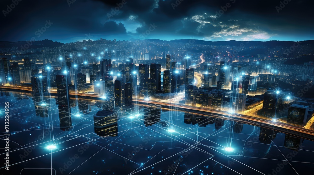 broadband net technology background illustration router modem, firewall ...