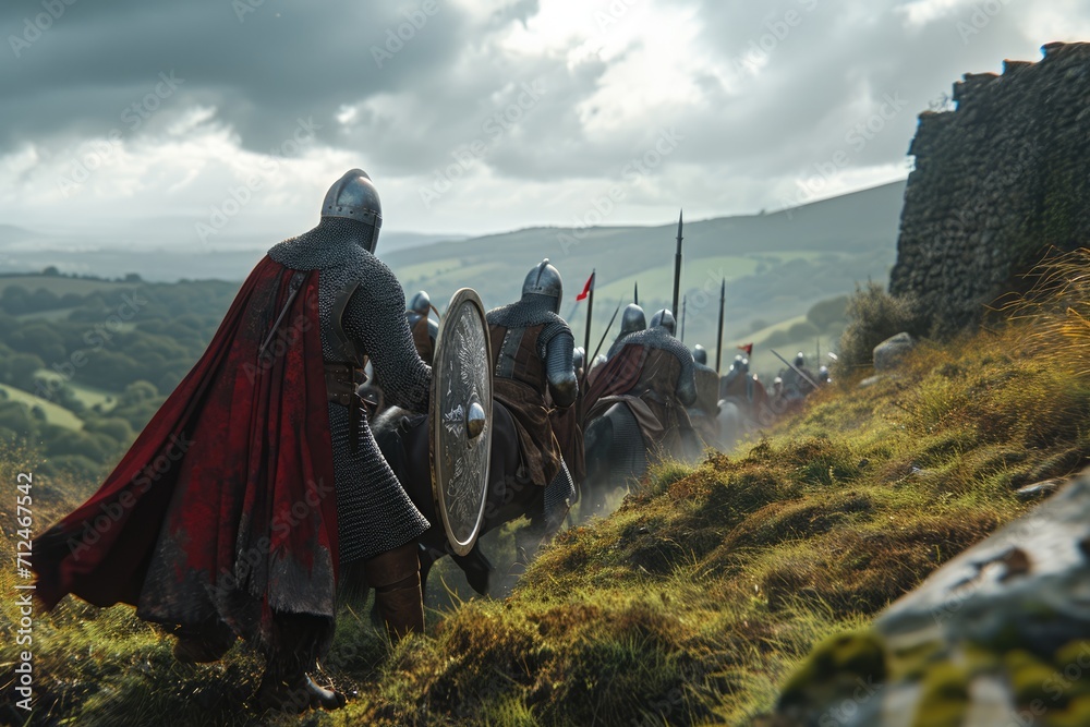 Norman Victory: An Iconic Scene from the Battle of Hastings - William ...