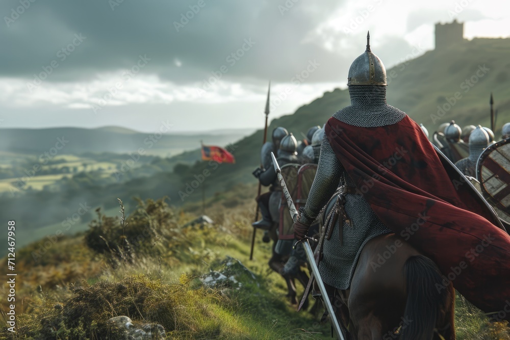 Norman Victory: An Iconic Scene from the Battle of Hastings - William ...