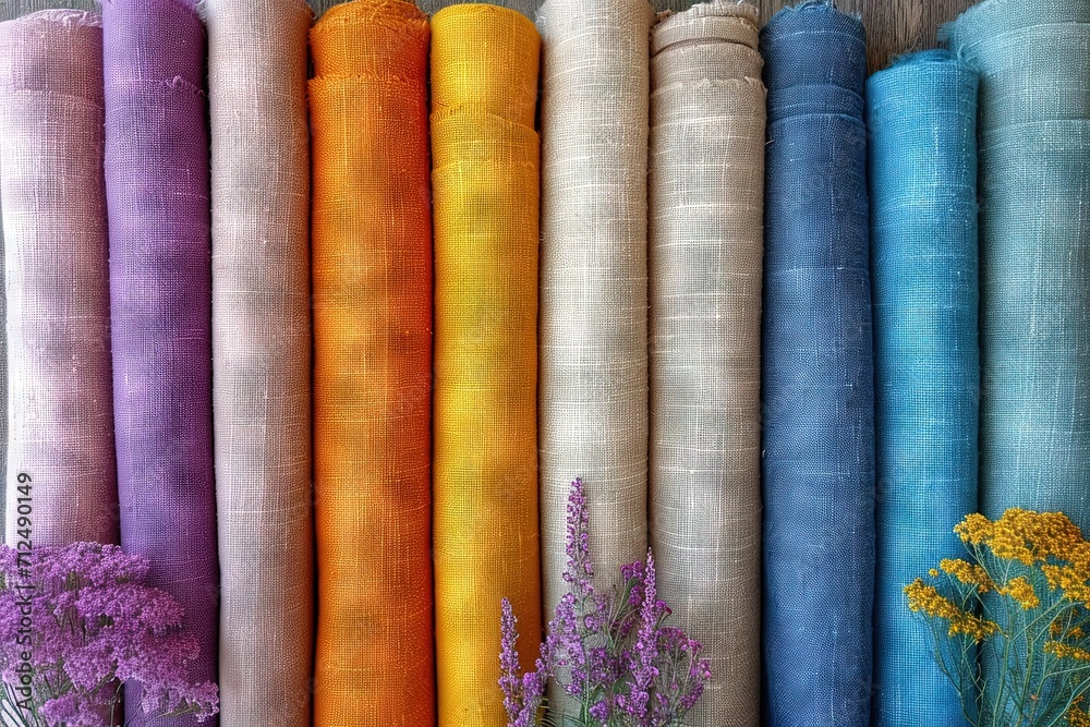 fabric textile of Nostalgic Color Palettes of The Spring and Summer ...