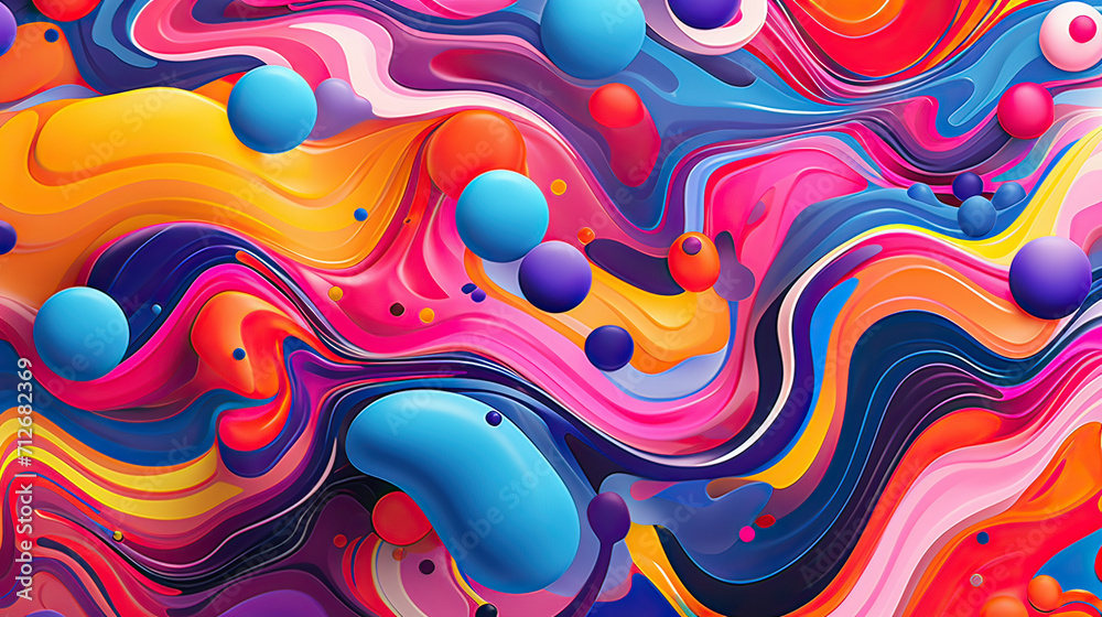 Melty Mashup abstract background theme, experimenting with the fusion ...