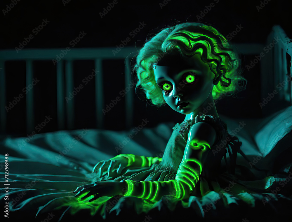 Terrifying Children Nightmares - Monster under the bed, Horned beast ...