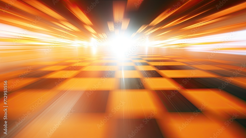 Background with orange squares arranged in a checkerboard pattern with ...