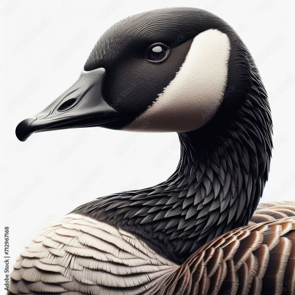 Branta canadensis, Canadian goose, Canada goose, geese, ganso ...