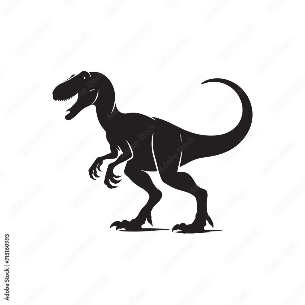 Stalwart Silhouettes: Monster Reptile Silhouette - Dinosaur Vector Set ...