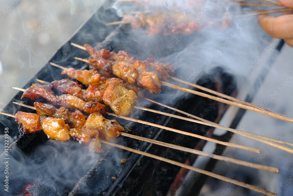 Sate Ambal is a chicken satay typical of the Kebumen area of Central ...