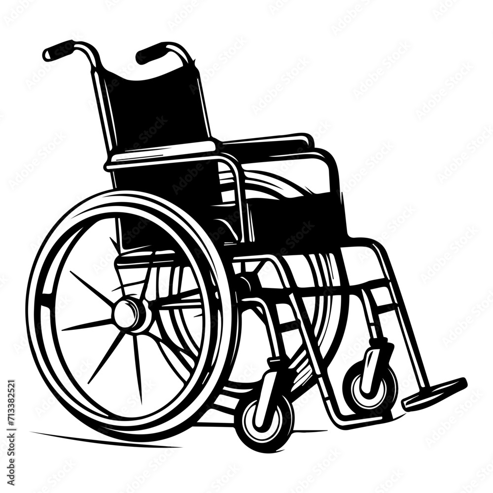 wheelchair black silhouette logo svg vector, wheelchair icon ...