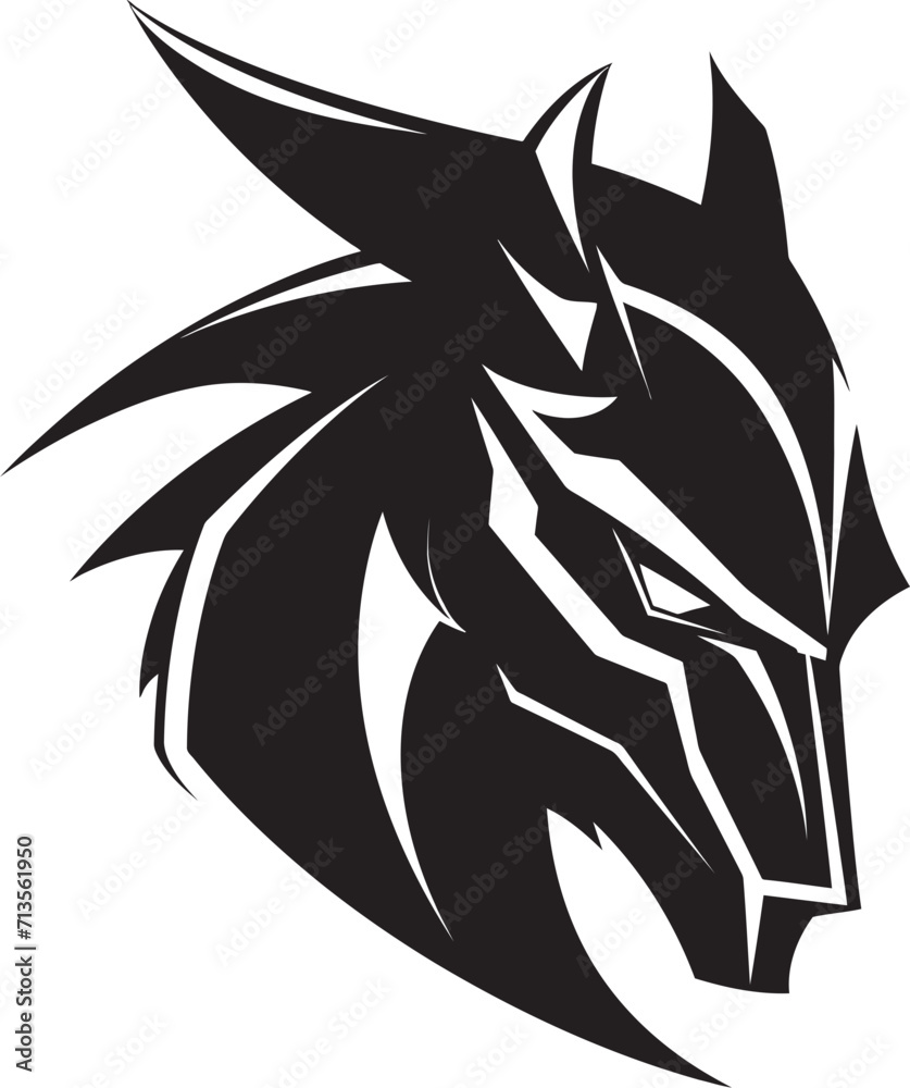 Ironclad Sentinel Mascot Logo of Lancer Soldier Warzone Warrior Vector ...