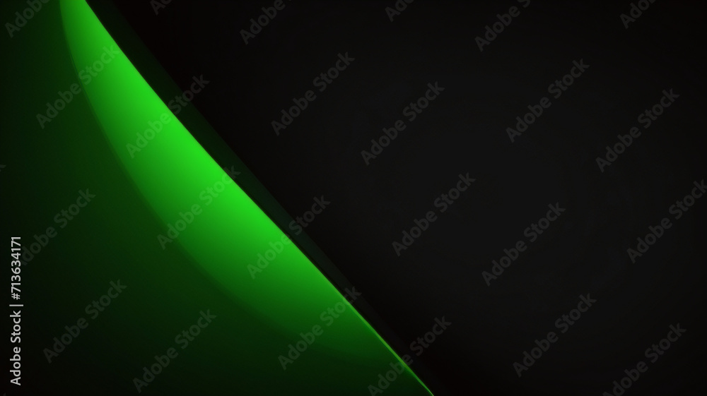 El fondo negro y verde oscuro es claro con el degradado es la ...