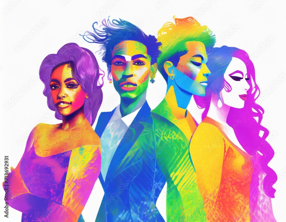 Diversidade em Harmonia: Celebração de Cores e Identidades. Harmony in ...