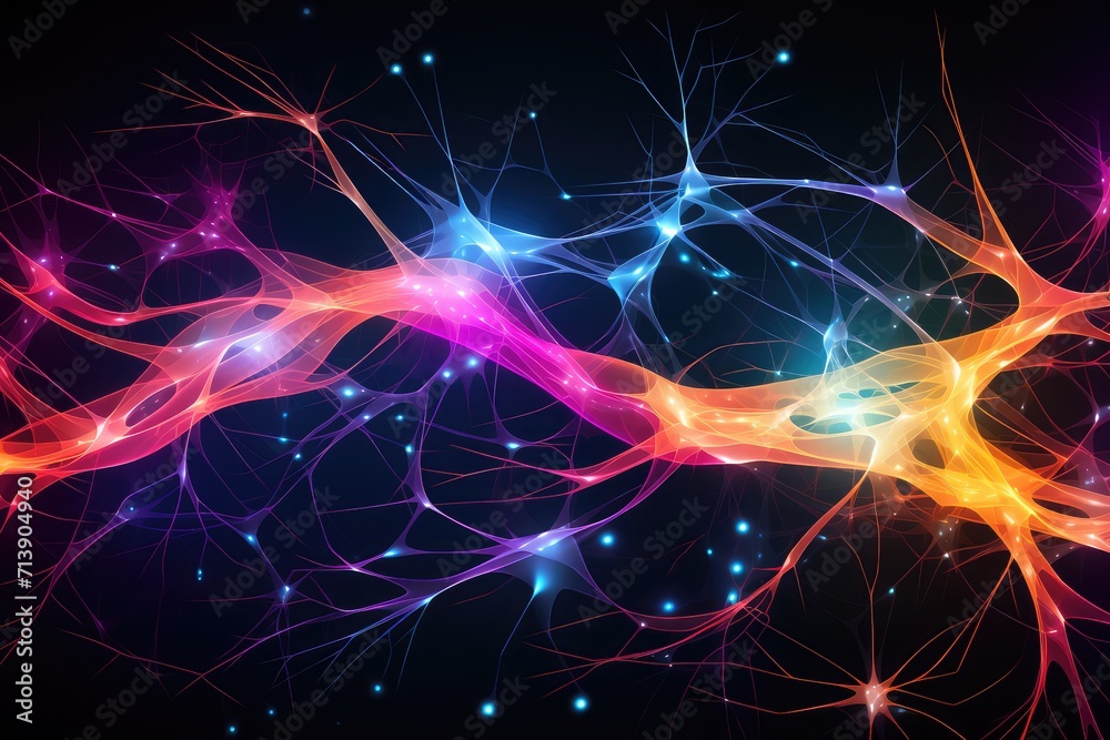 Brain Axon Neuronal Network, Metacognition amid neural symphony ...