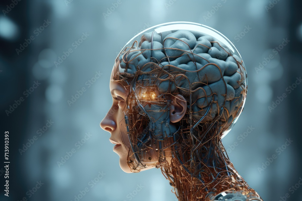 Brain sectional imaging X-ray and CT scan technique, cyborg radiography ...