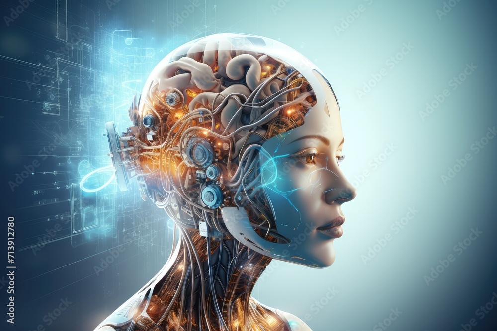 Brain sectional imaging X-ray and CT scan technique, cyborg radiography ...