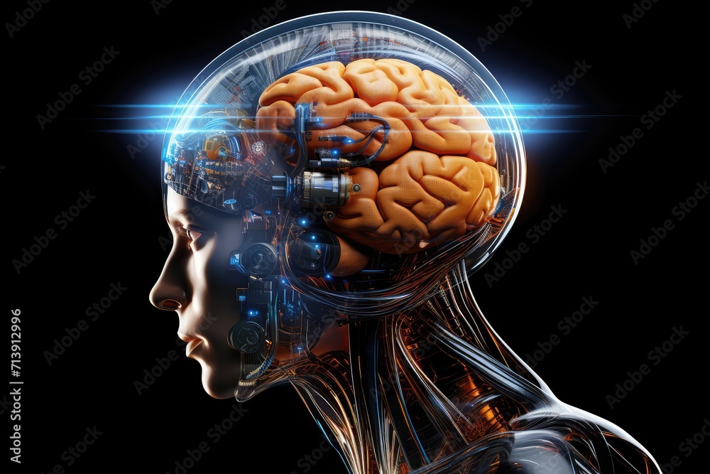 Brain sectional imaging X-ray and CT scan technique, cyborg radiography ...