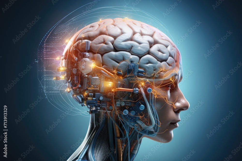 Brain sectional imaging X-ray and CT scan technique, cyborg radiography ...