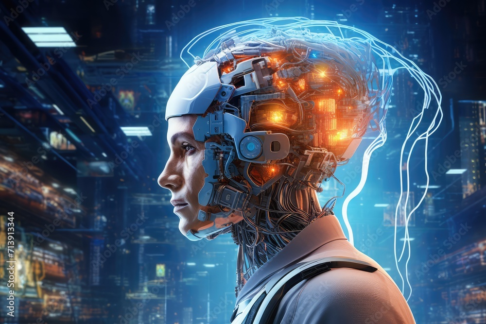Brain sectional imaging X-ray and CT scan technique, cyborg radiography ...