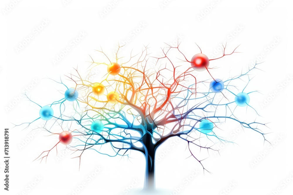Neuronal Network Neurons Brain Synapses Connections To Peripheral Nervous System Pns Brain