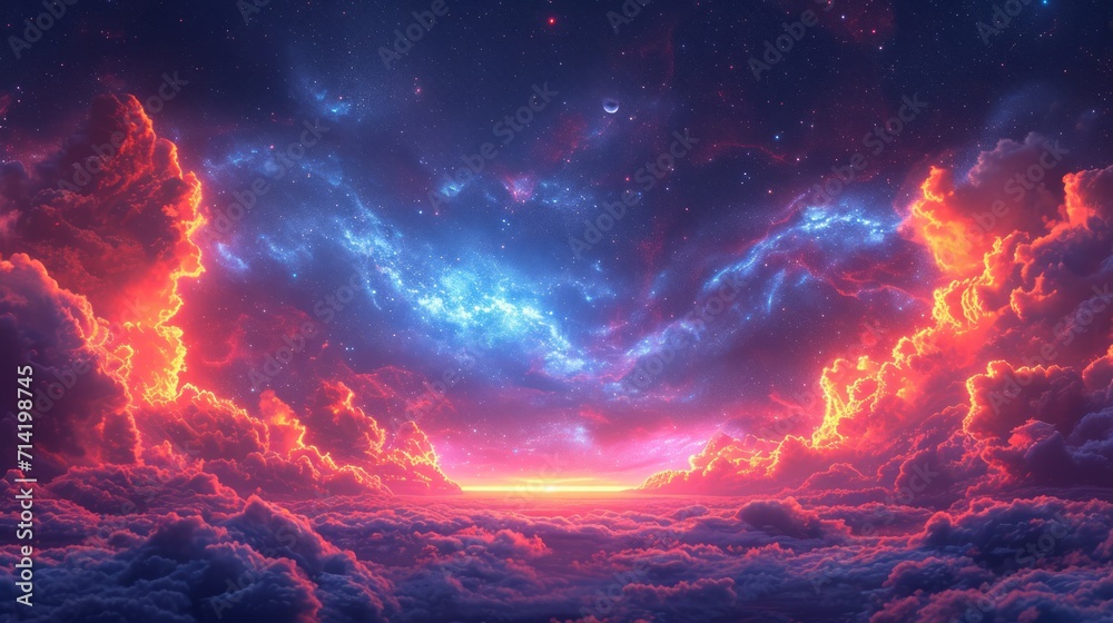 Frame Design, glowing in the dark. Retro style. Glow Neon Design for ...