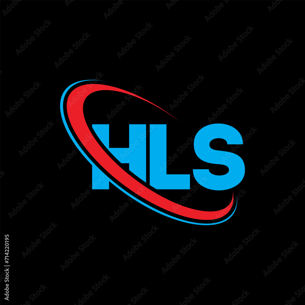 HLS logo. HLS letter. HLS letter logo design. Initials HLS logo linked ...