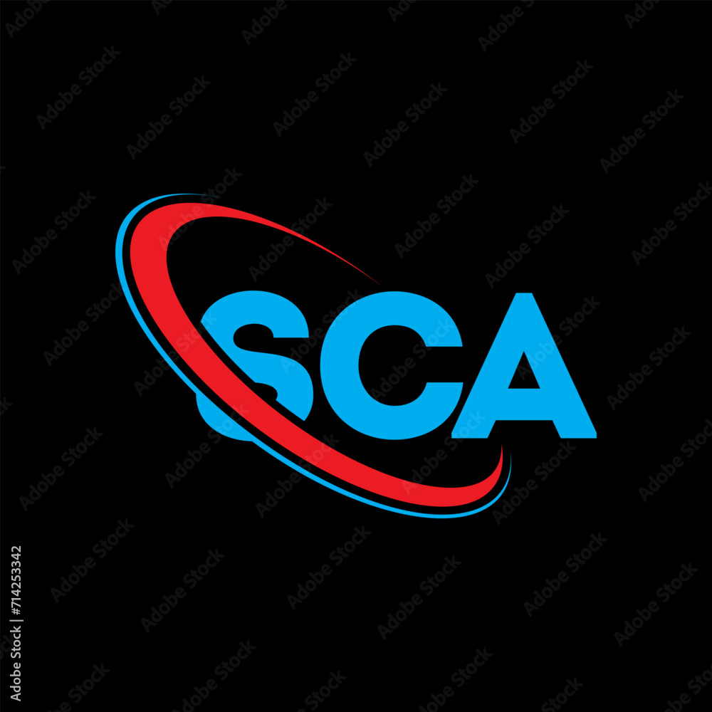 Стоковое векторное изображение «SCA logo. SCA letter. SCA letter logo ...
