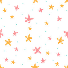 Starfish, Shells Pattern Background Free Stock Photo - Public Domain ...