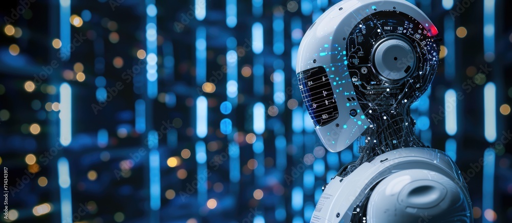 An AI chatbot using smart AI technology to help solve work problems ...