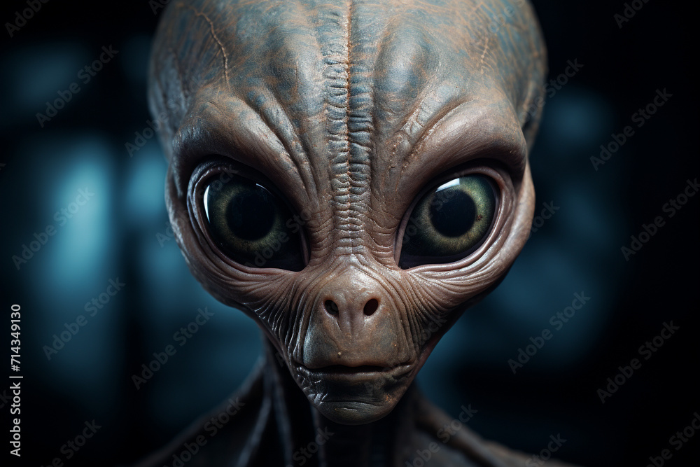 Alien, alien from other planets, from outer space, stranger ...