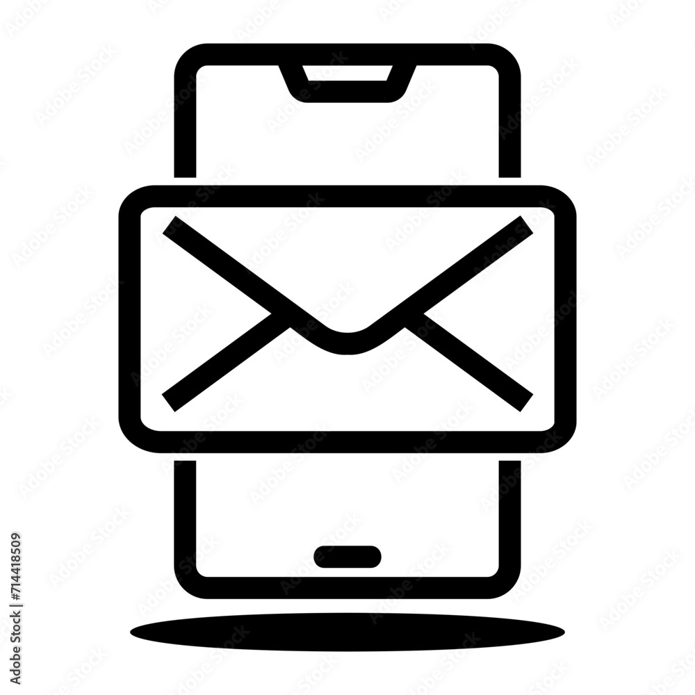 handphone icon Stock Vector | Adobe Stock
