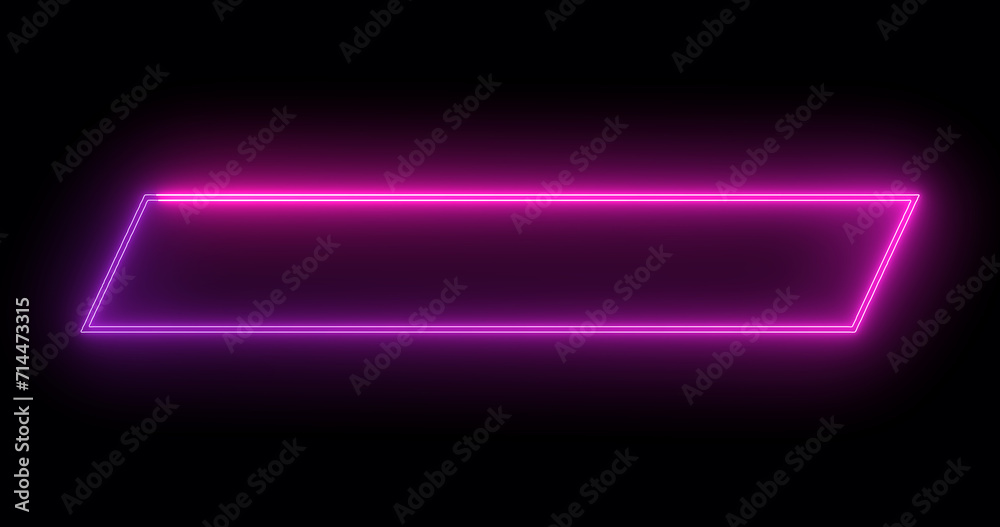 Cool-designed neon lower third in high resolution. Cool neon color ...