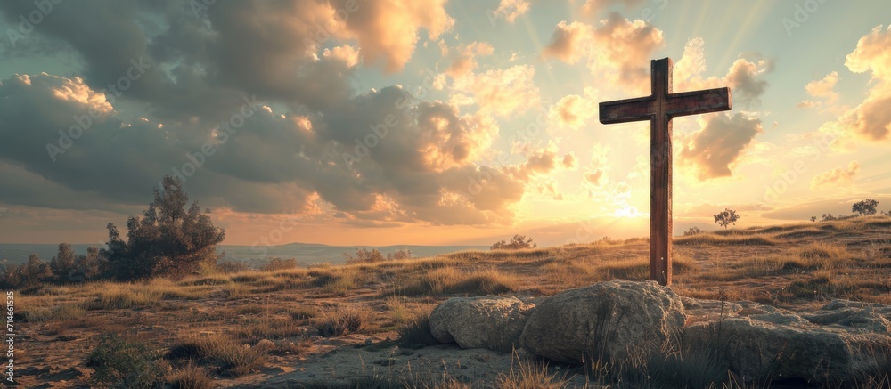 Christian symbol of the cross, crucifixion, Catholic significance ...
