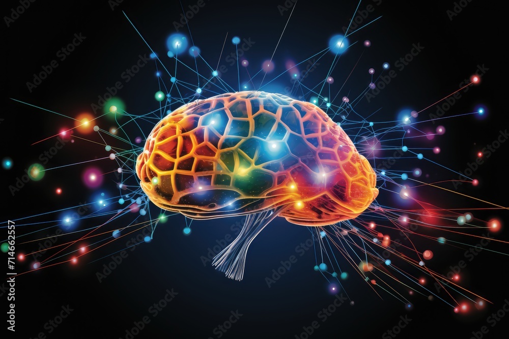 Stock-Illustration „Neuroimaging Science Medtech Scientific Axon illustration ...