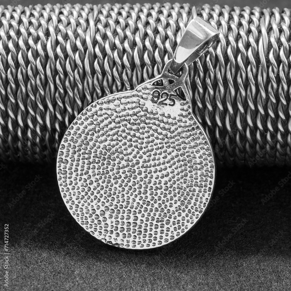 Silver Pentagram pendant. 925 silver. Occult accessory, dark magic ...