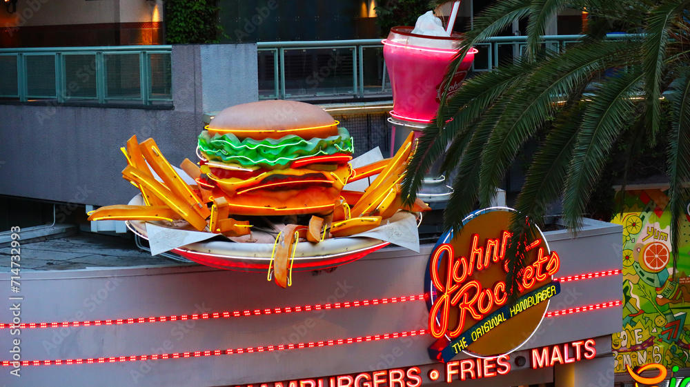 Universal City, Hollywood, California: Johnny Rockets, The Original ...