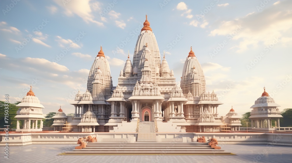 shri Ram Mandir Temple in Ayodhya,birth place Lord Rama, 22nd January ...