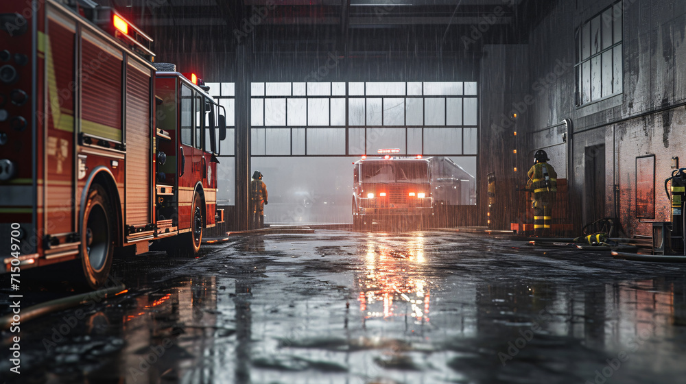 Empowering heroes, our firefighter station stands ready as a beacon of ...