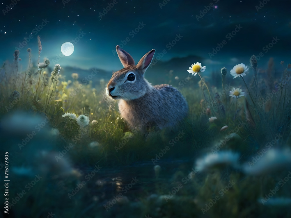 Explore the fantastical by photographing a moonlit meadow where ...