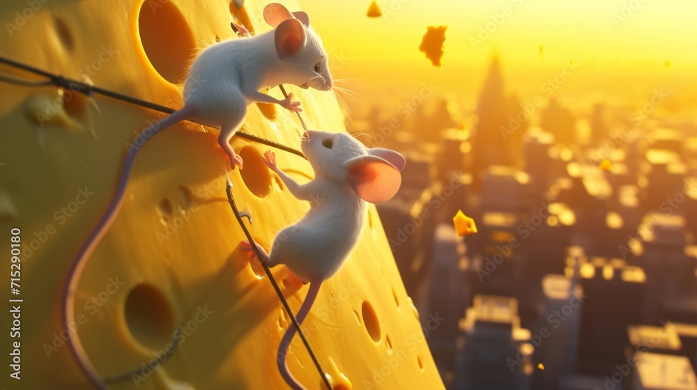 As the sun sets over the city a team of sneaky mice put their plan into ...